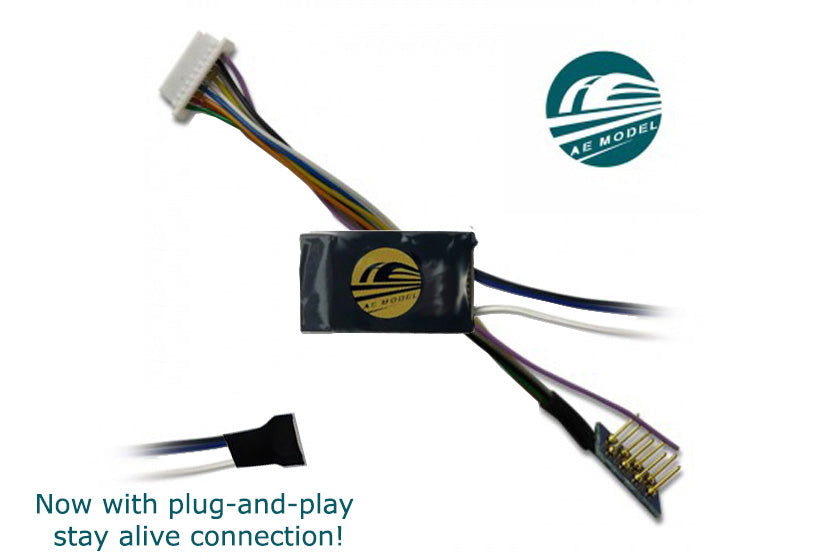 AE Models 8-Pin Mini With Harness 4fn Decoder With Stay Alive Socket A ...